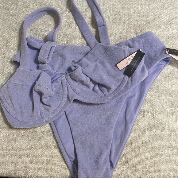 Victoria's Secret | Swim | Victoria Secret Lavender Purple Terry Cloth ...